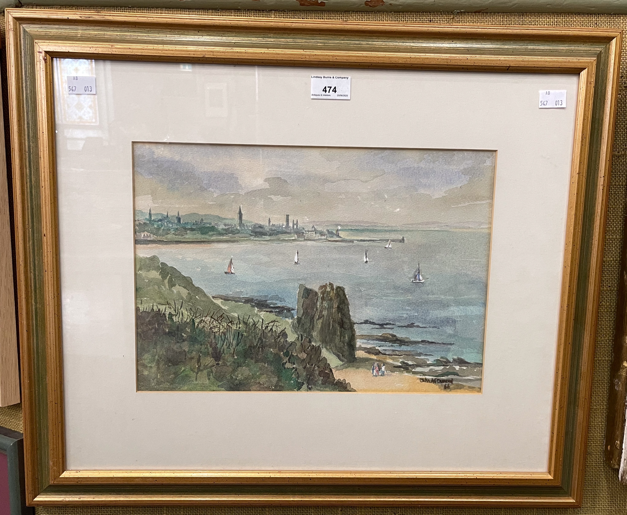 Duncan John | View of St Andrews and East Sands (1966) | Compare ...