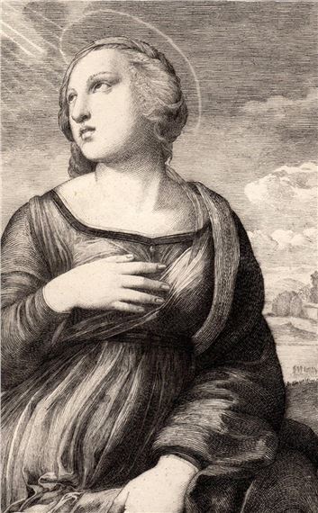 Raphaël Raffel | St. Catherine of Alexandria (1876) | MutualArt