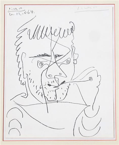 Pablo Picasso | Le Fumeur (1964) | MutualArt