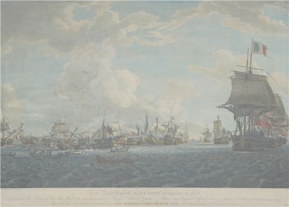 Cleveley Robert | The Glorious 1st of June 1794 (1795) | Artwork ...