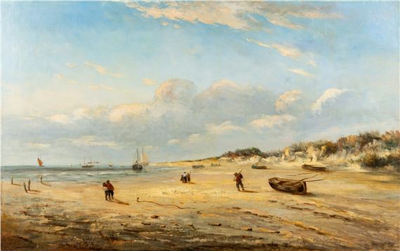 François-Étienne Musin | Beach at Adinkerke | MutualArt