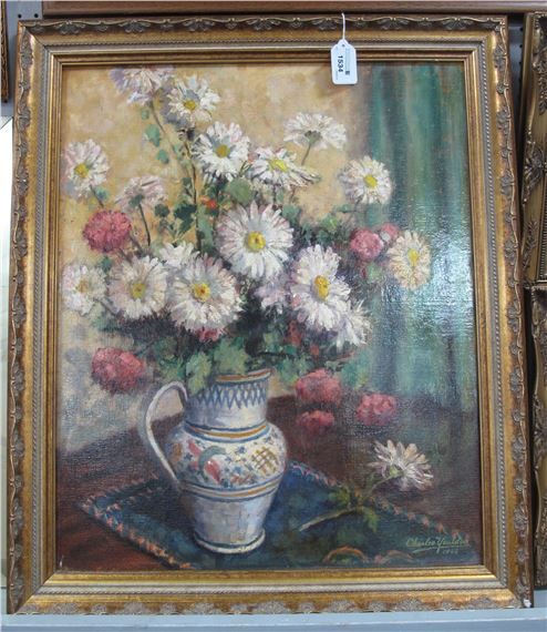 Charles A. Youldon | Still Life of Flowers in Jug (1945) | MutualArt