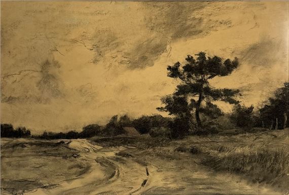 Louis Albert Roessingh | Drents heidelandschap (1937) | MutualArt