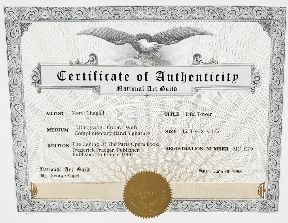 Marc Chagall | Sketch for the Angel of Mozart (1966) | MutualArt