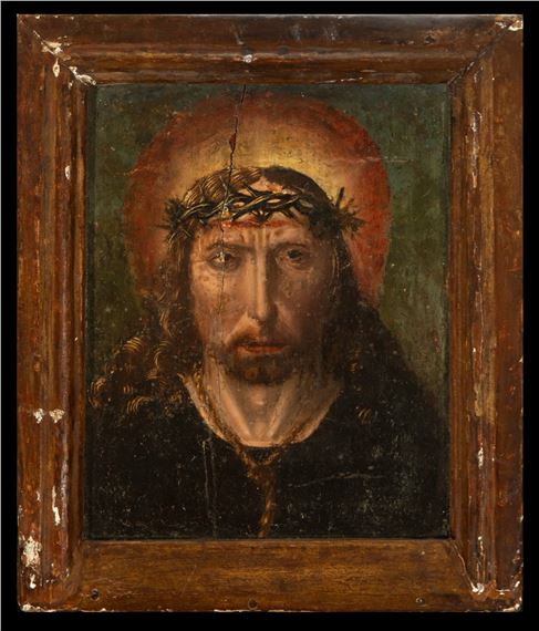 Dieric Bouts the Elder | Gothic Christ on panel (15th Century) | MutualArt