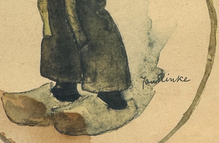 Jan Rinke | Kind met hoepel (1900) | MutualArt