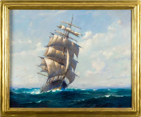 Frank Vining Smith | Clipper Ship at Sea (1879 - 1967) | MutualArt
