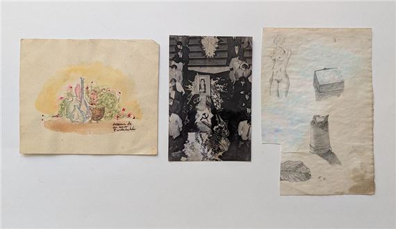Frida Kahlo | Photo,and Signed Drawings (1954) | MutualArt
