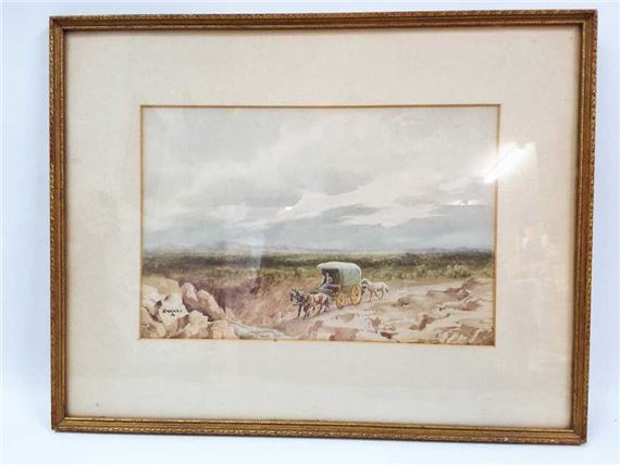 Arthur Barnes | Horses and Cart | MutualArt