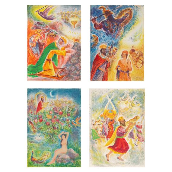 Ira Moskowitz | The Burning Bush, David and Goliath, Garden of Eden ...