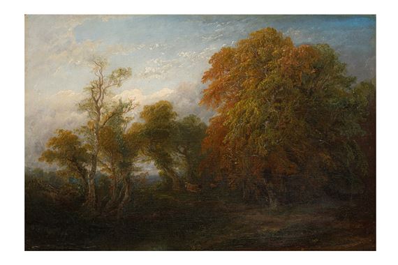 Thomas Baker | Cattle within an extensive landscape | MutualArt