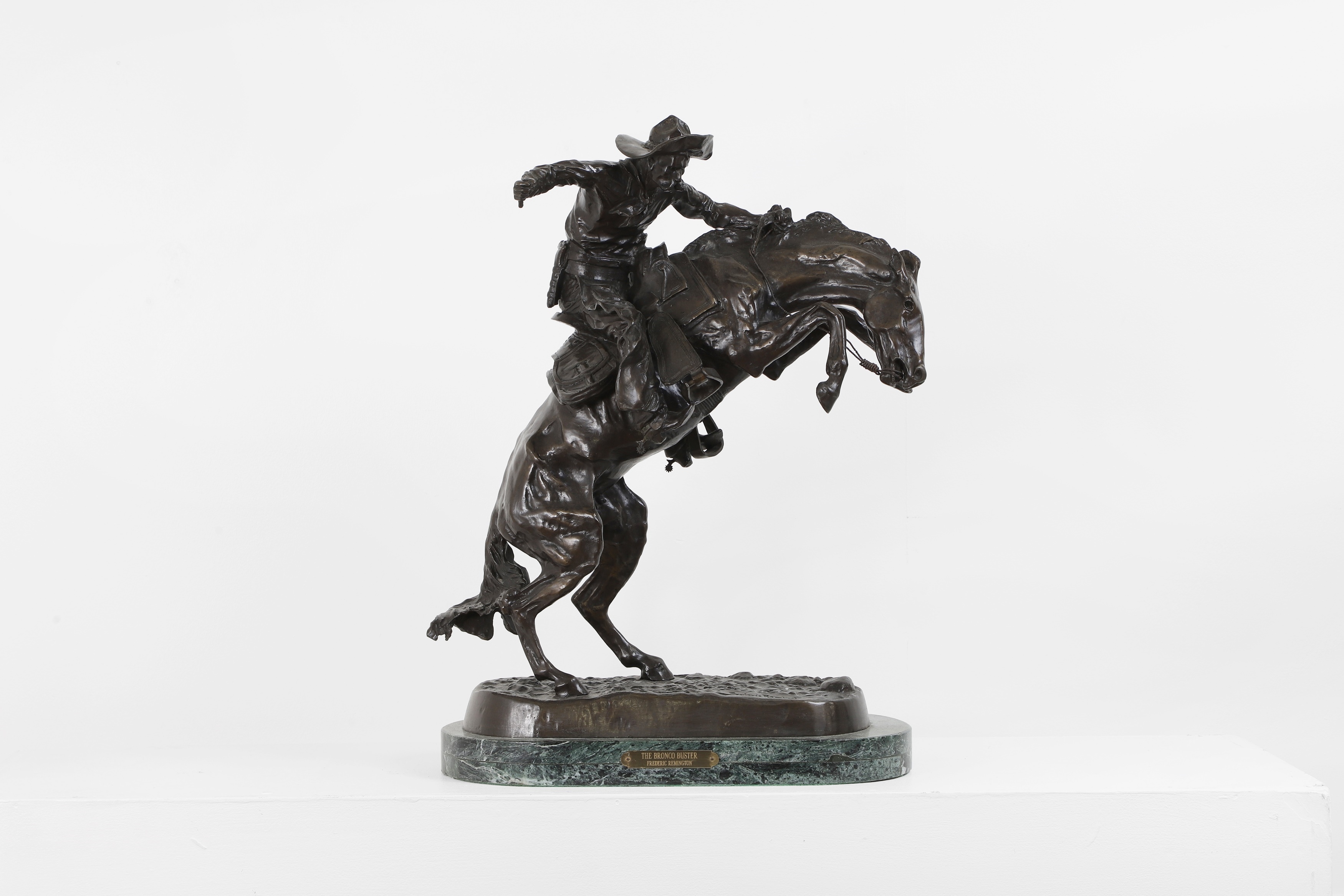 Frederic Remington | The Bronco Buster | MutualArt