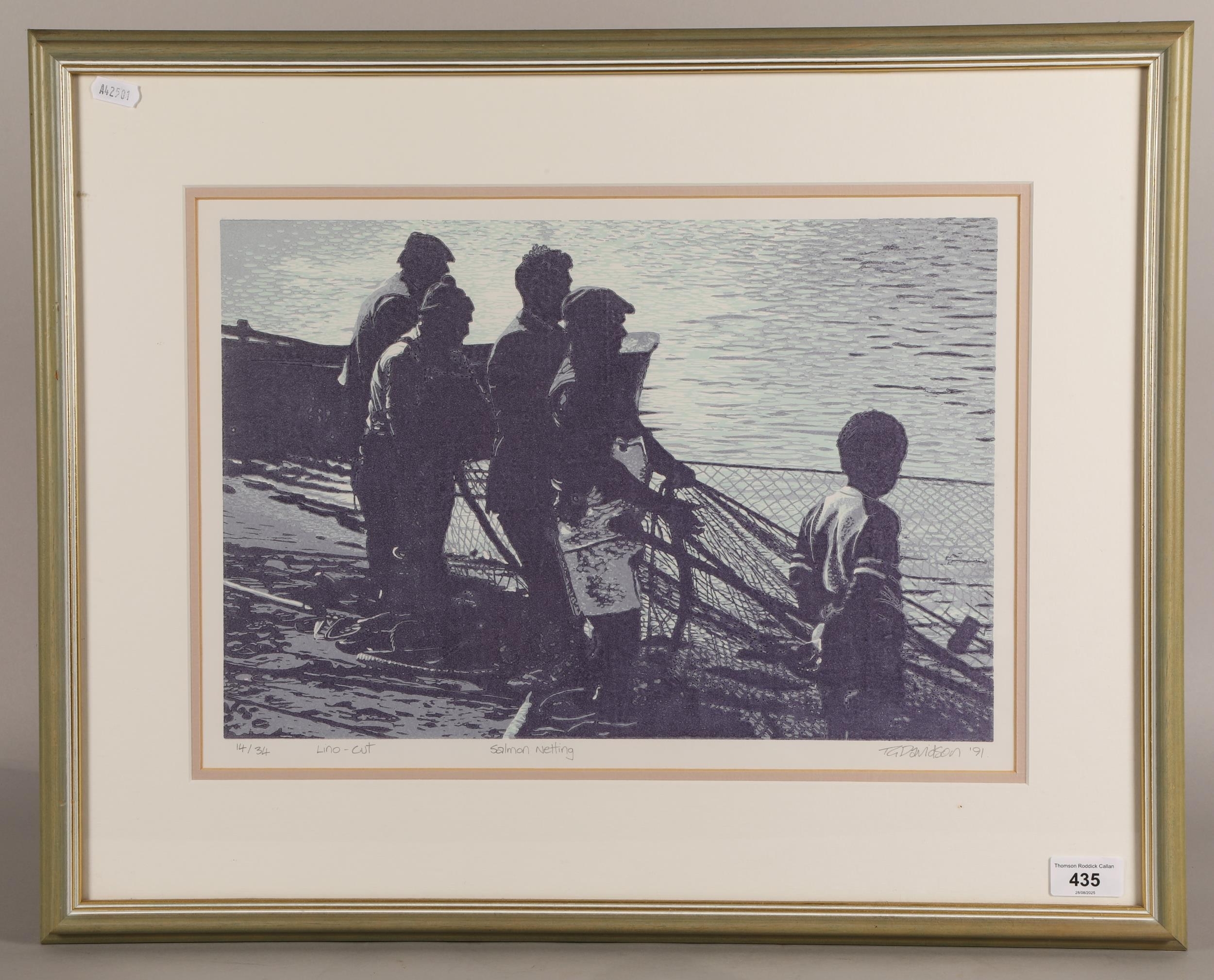 T. Davidson | Salmon Netting | MutualArt