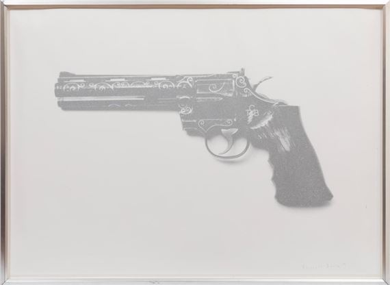 Russell Young | Elvis TCB Gun | MutualArt