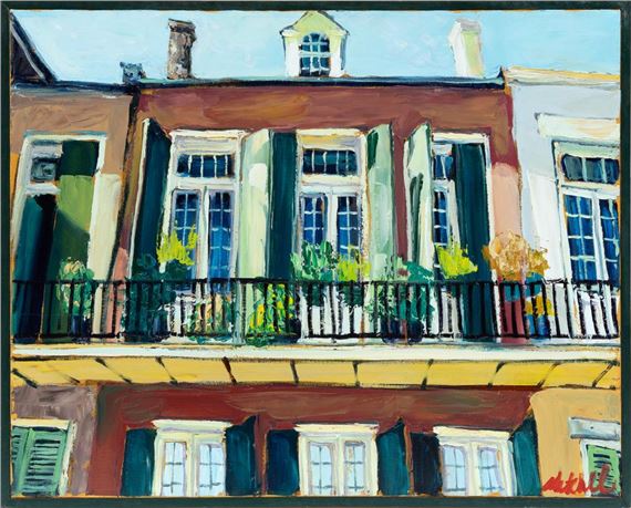 James Michalopoulos | Untitled: French Quarter Balcony (1990) | MutualArt