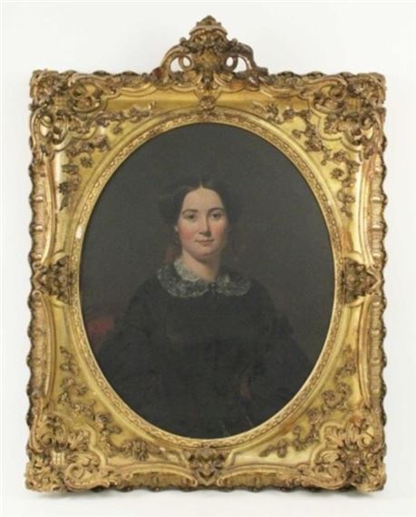 Shepard Alonzo Mount | Portrait of a Lady (1854) | Artwork performance ...