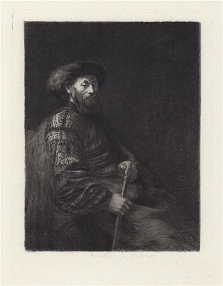 Rembrandt van Rijn | Portrait of a Jew Merchant (1888) | MutualArt