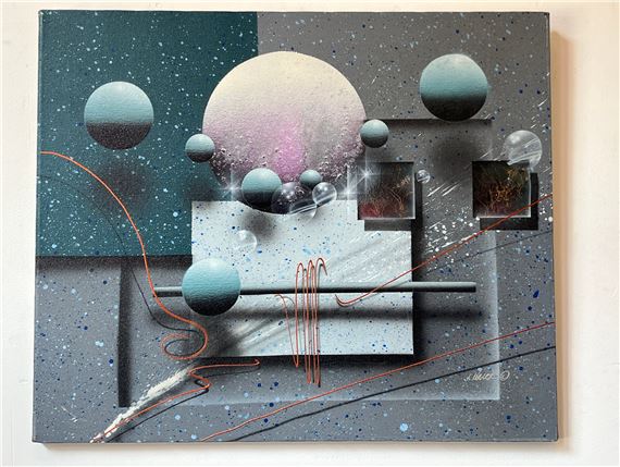 Josef Kugler | Abstract Surrealist Acrylic on Canvas | MutualArt