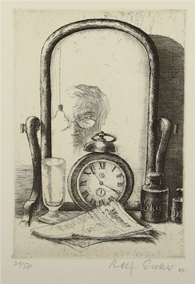 Rolf Escher | Selbst im Spiegel | MutualArt