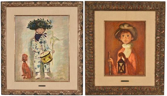 Roger Chaput | Enfant au Tambour; Garcon a la Lanterne | MutualArt