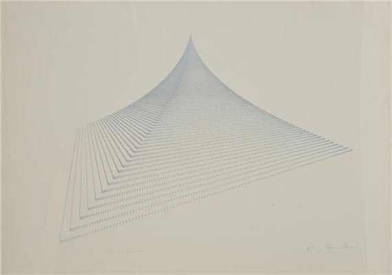Agnes Denes | Probability Pyramid II | MutualArt