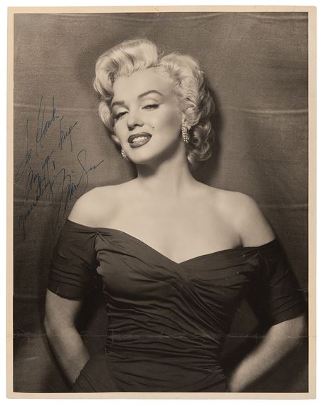 Frank Powolny | Marilyn Monroe Signed Oversized Photograph (1952) | MutualArt