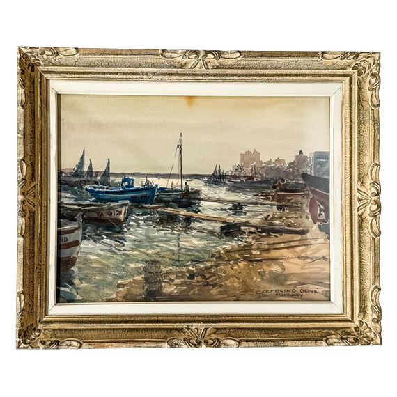 Ceferino Olivé | Puerto de pescadores | MutualArt