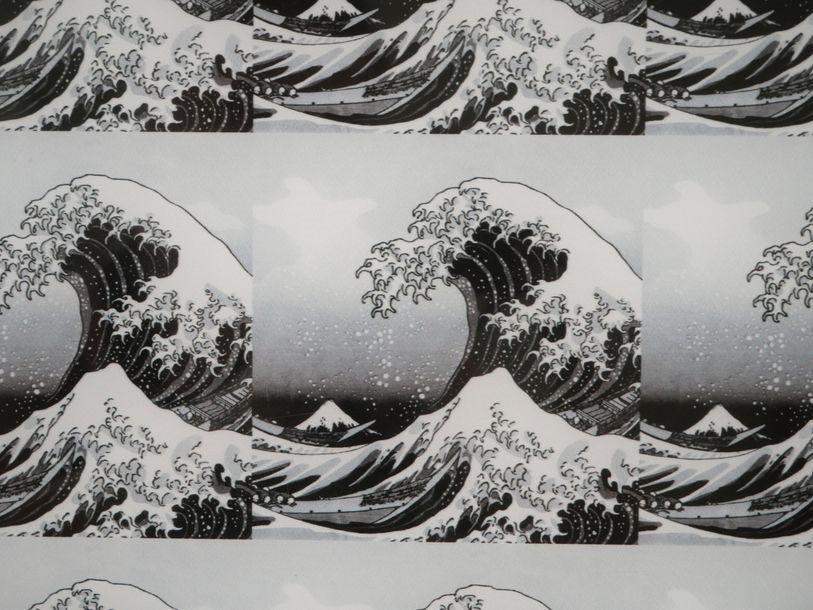 Luc Lapraye | Star Composition of Hokusai's Wave (2019) | MutualArt