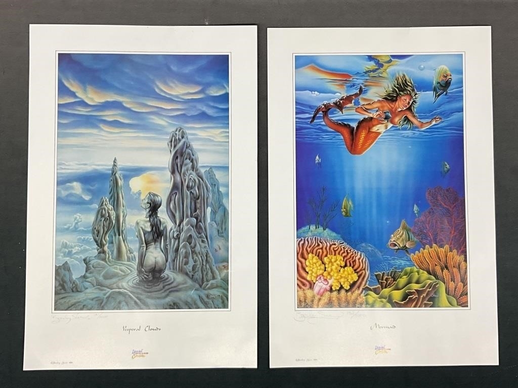 Barclay Shaw | 2 Barclay Shaw 1996 Edition Posters (1996) | MutualArt