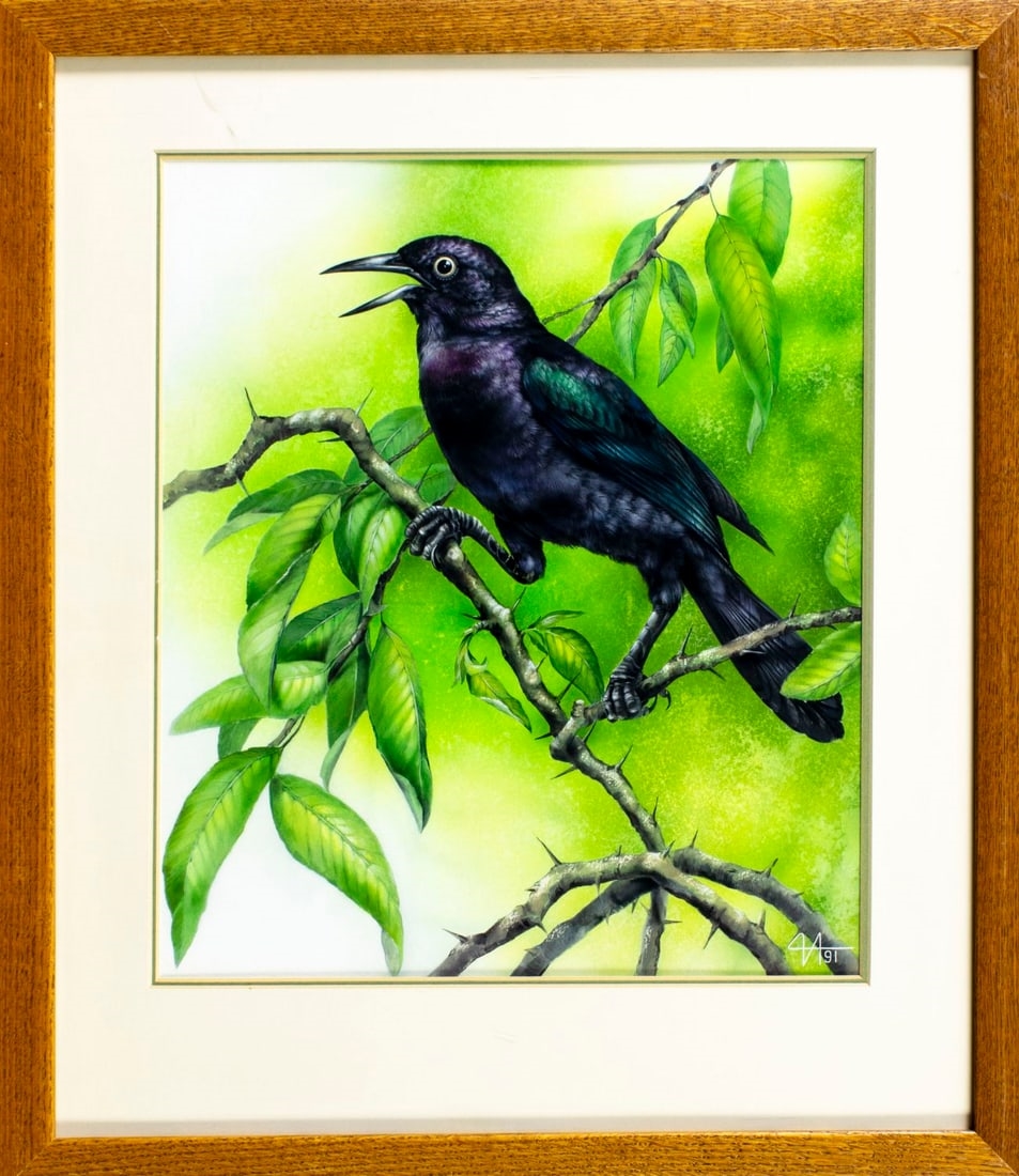 Alexei Isakov (russian, 20 Century) | Grenada Grenadines - Carib Crackler Bird (1991) | MutualArt