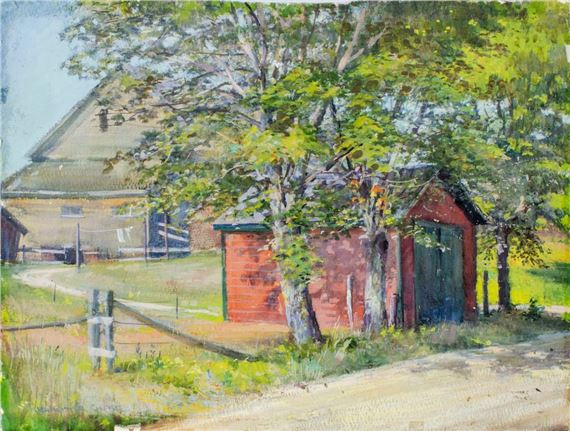Richard Gabriel Chase | Farm Landscape | MutualArt