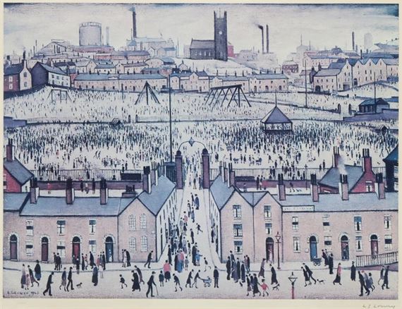 Laurence Stephen Lowry | Britain at Play (1974) | MutualArt