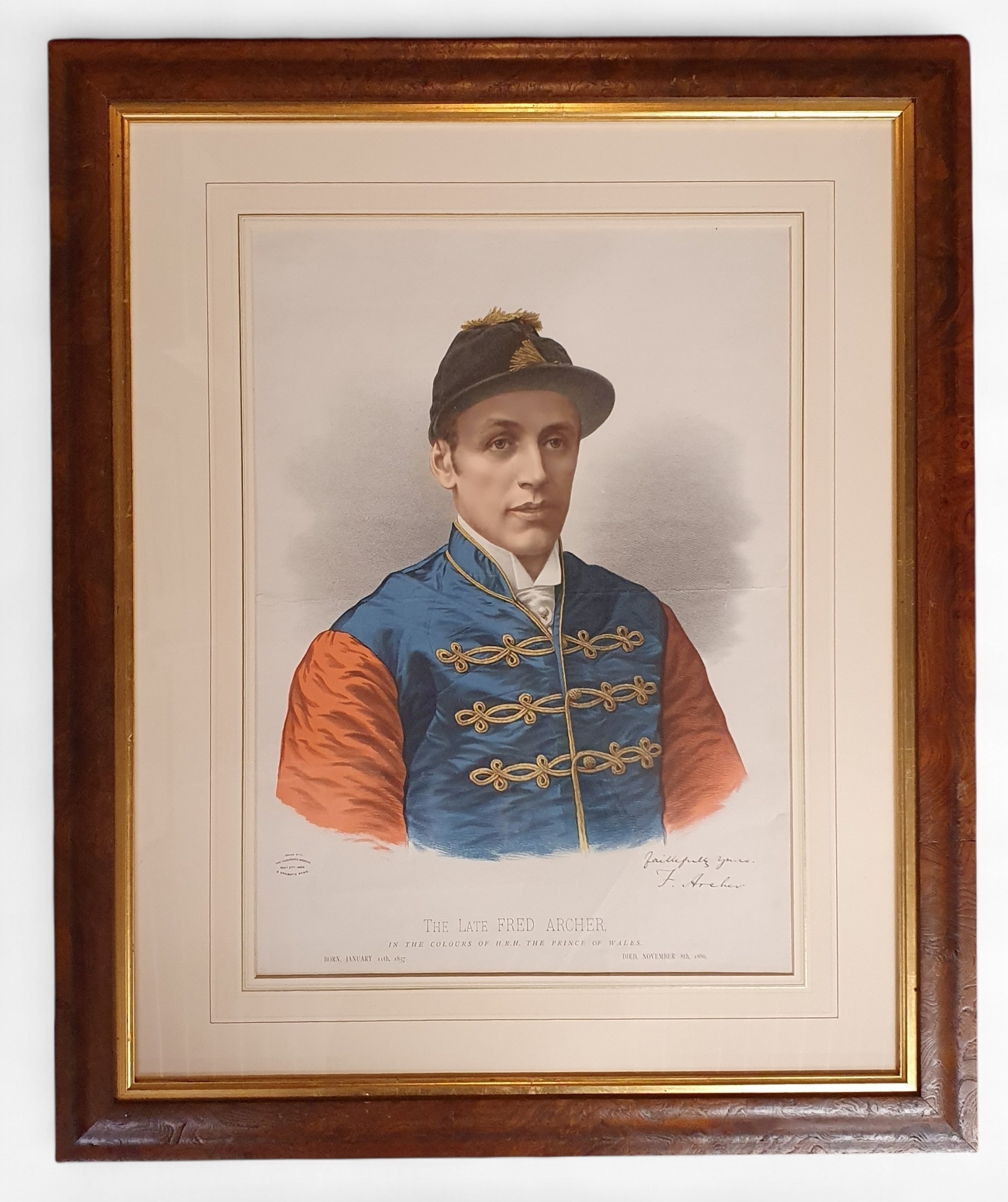 Fred Archer | A colour Print after the Late Fred Archer in the colours ...