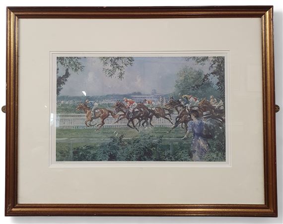 Gilbert Joseph Holiday | racing Print | MutualArt