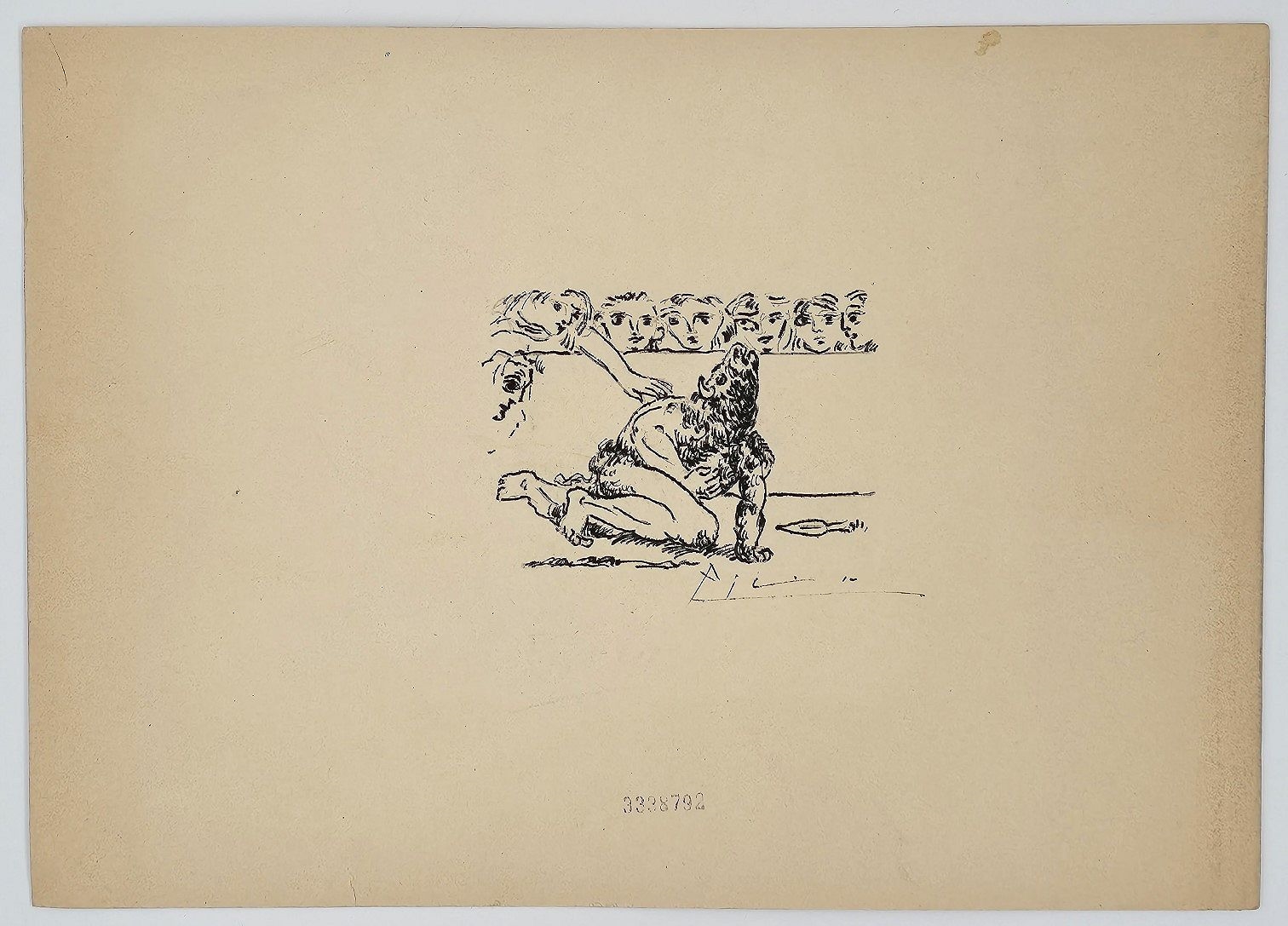 Pablo Picasso | Minotauro Agonizando (1980) | MutualArt