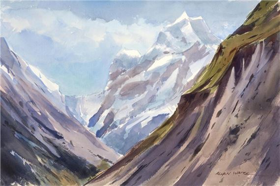 Allan Waite | Moutn Cook | MutualArt