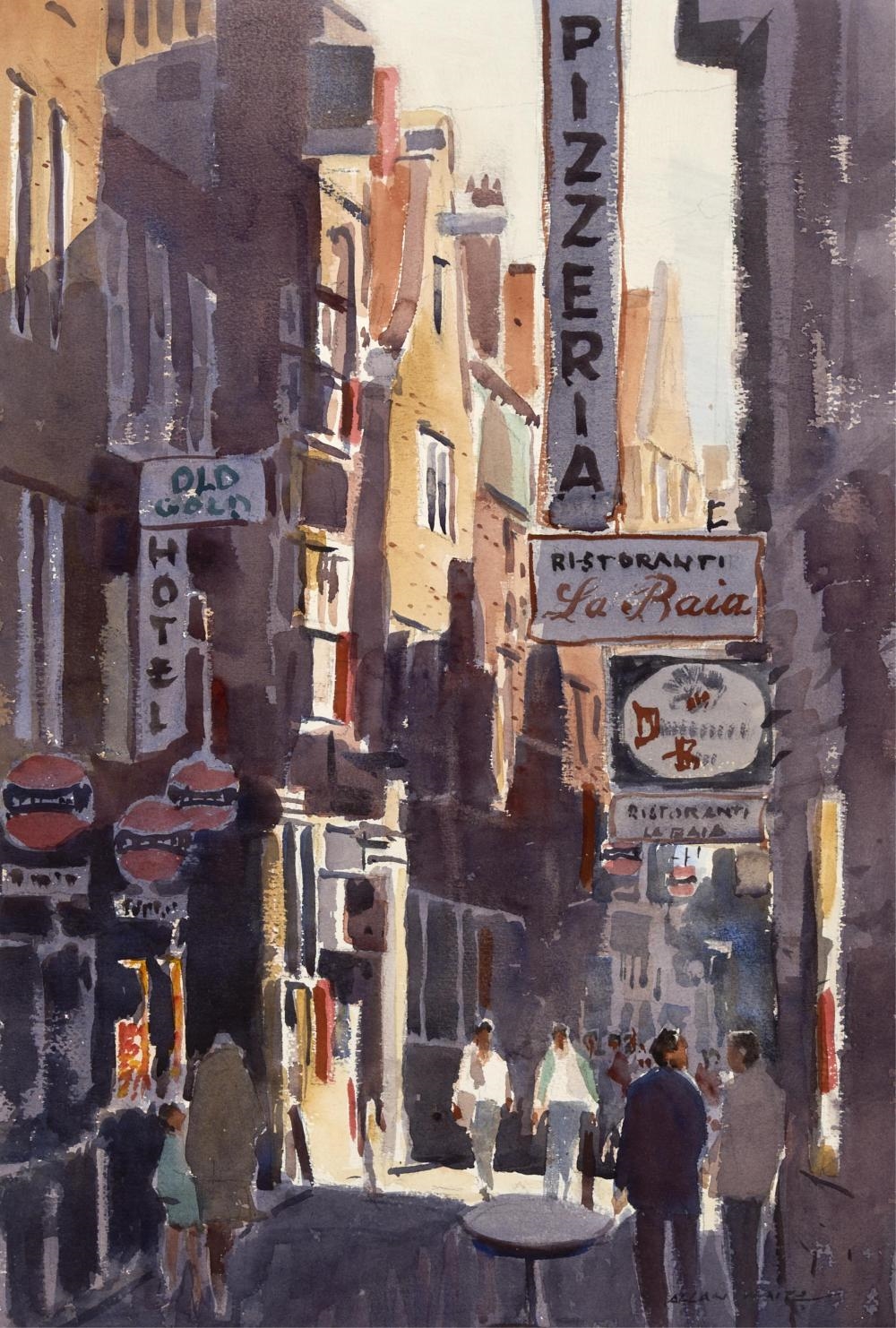 Allan Waite | Backstreet, Amsterdam | MutualArt