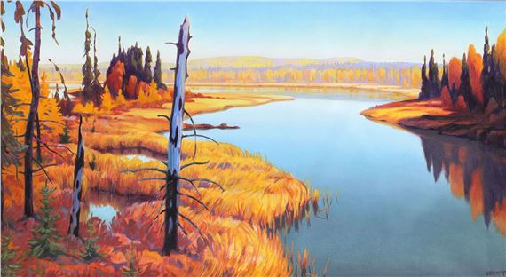 Terry Watkinson | OCTOBER, SWAMP RIVER (2006) | MutualArt