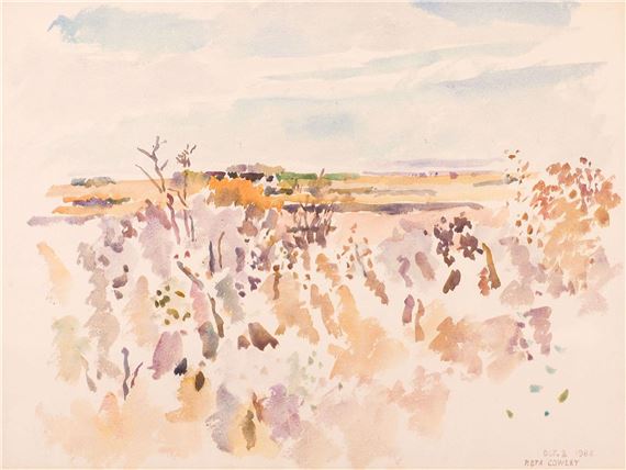 Reta Cowley | PRAIRIE LANDSCAPE (1984) | MutualArt