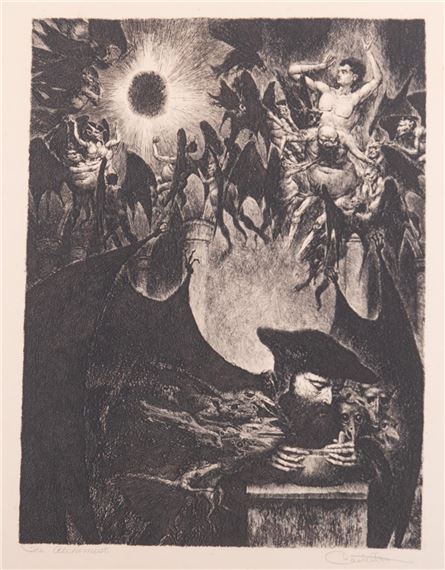 Federico Castellon | The Alchemist (Circa 1965) | MutualArt