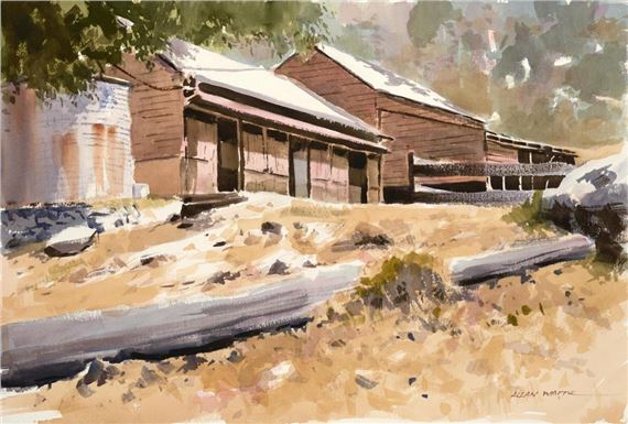 Allan Waite | Milbrodale Sheds | MutualArt