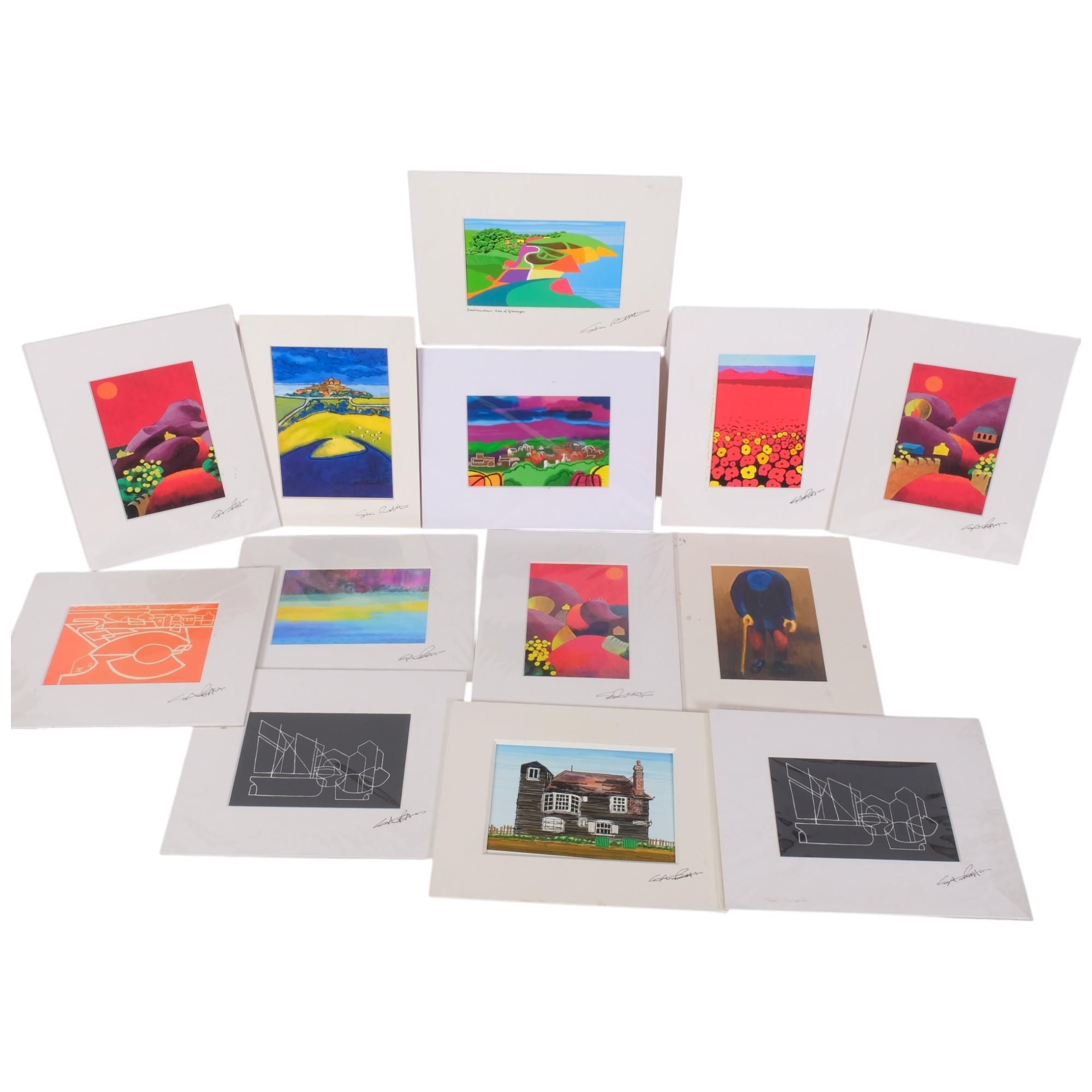 Stan Rosenthal | 13 small prints and original watercolours | MutualArt