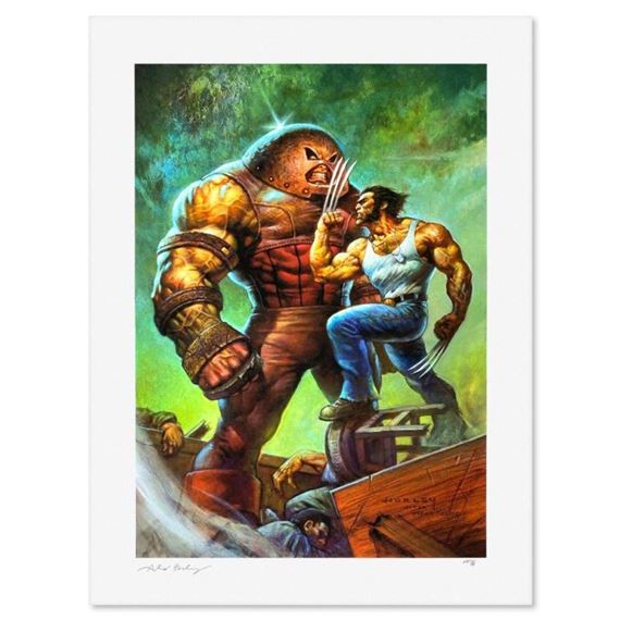 Alex Horley | Juggernaut VS Wolverine | MutualArt