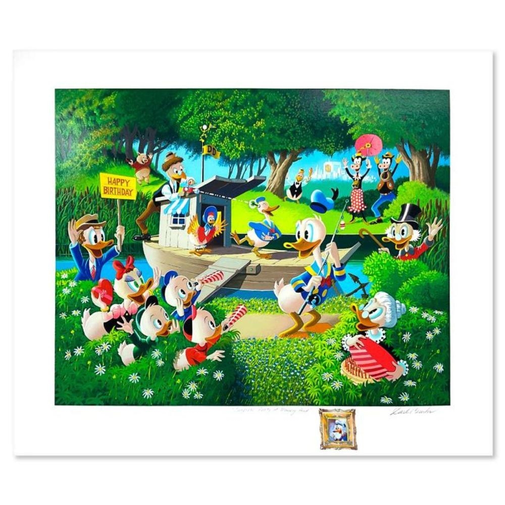 Carl Barks | Surprise Party at Memory Pond | MutualArt