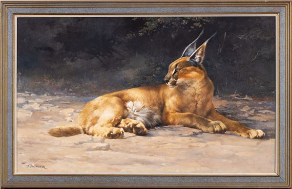 Tony Butler | caracal cat | MutualArt