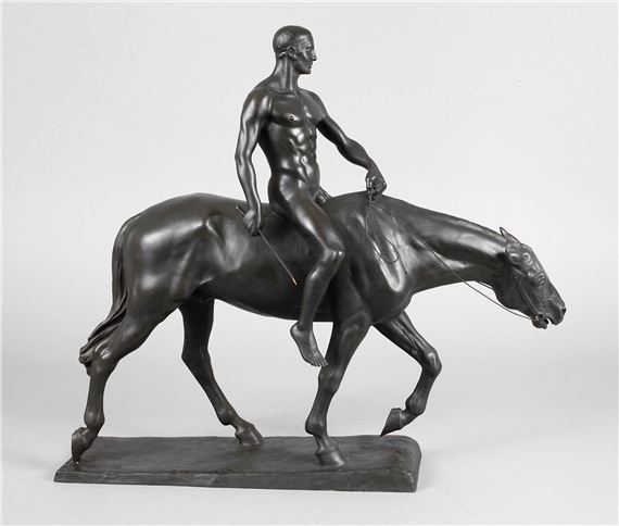 Albert Hinrich Hussmann | Reitender (1920) | MutualArt
