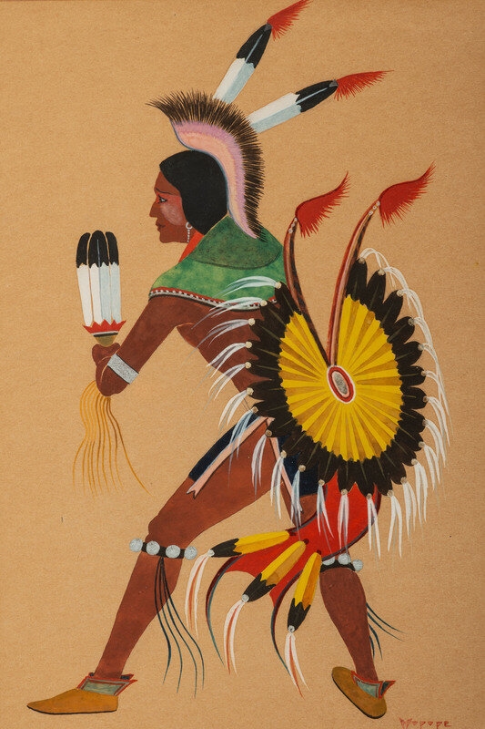 Stephen Mopope | untitled, fancy dancer | MutualArt