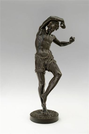 Francisque Joseph‏ Duret | Neapolitan dancer with castanets in brown ...