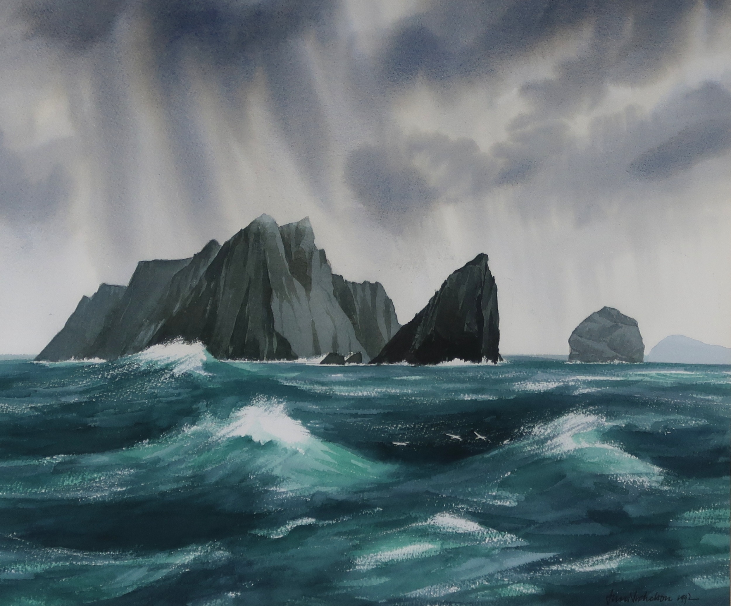 Jim Nicolson | ST KILDA - BORERAY, STAC AN ARMIN AND STAR LEE (1992) | MutualArt