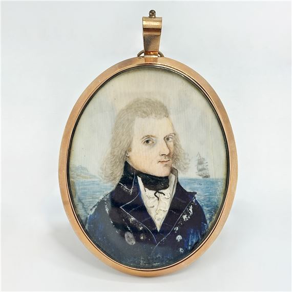 Anglo-American School, 19th Century | Portrait Miniature of a Sea ...